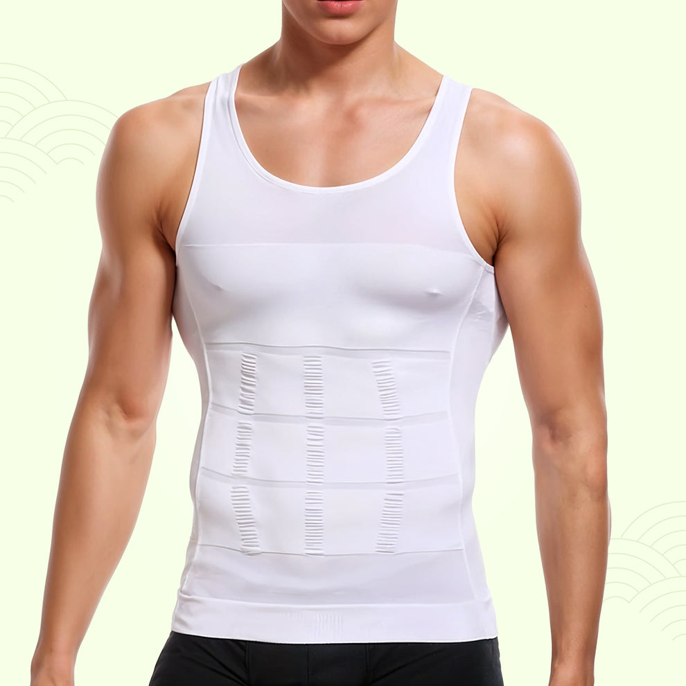Men's Slimming Compression Undershirt | Body Shaper For Toned Look ...