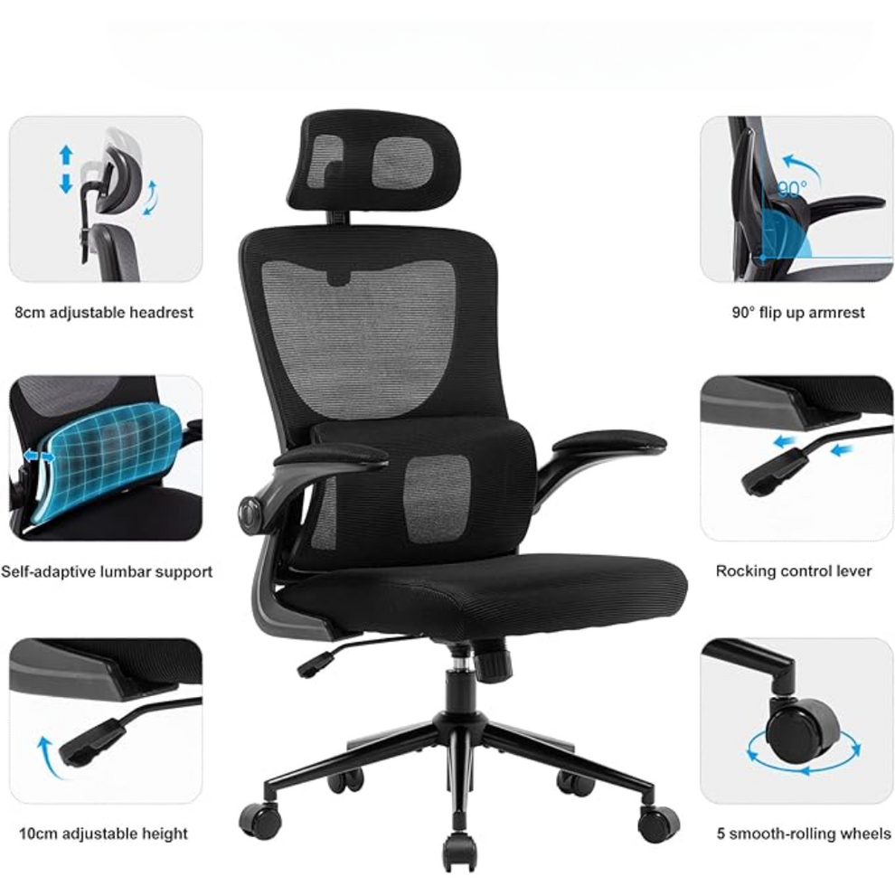 Premium Mesh Office Chair - Comfortable design for best body fit – Pain ...