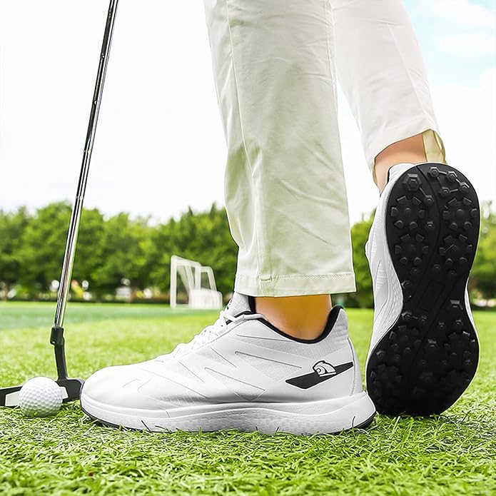 Comfiest Golf Shoes - Men's | Air Cushion, Breathable Upper & Spike ...