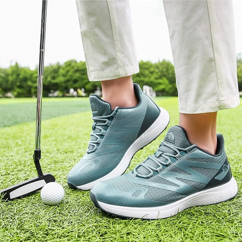 Comfiest Golf Shoes - Men's | Air Cushion, Breathable Upper & Spike ...