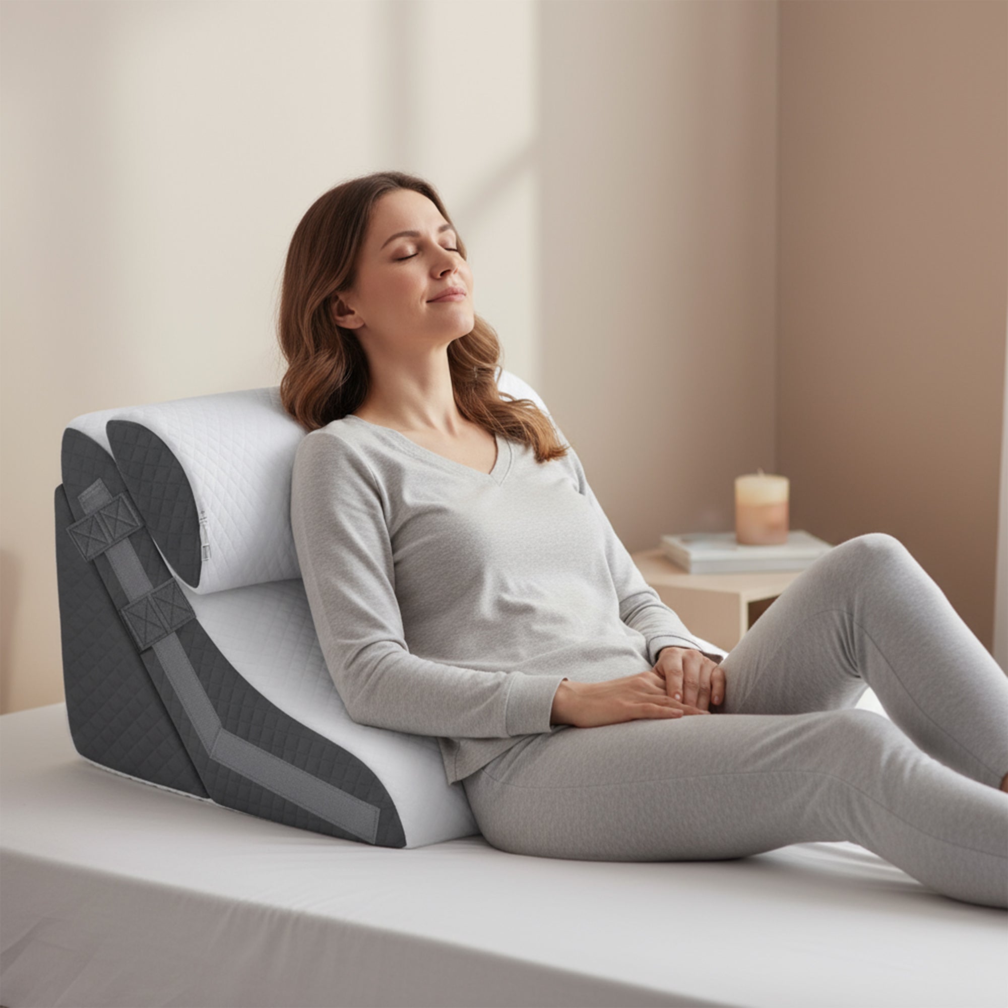 Cooling Wedge Pillow | Breathable Design & Relaxed Positioning ...