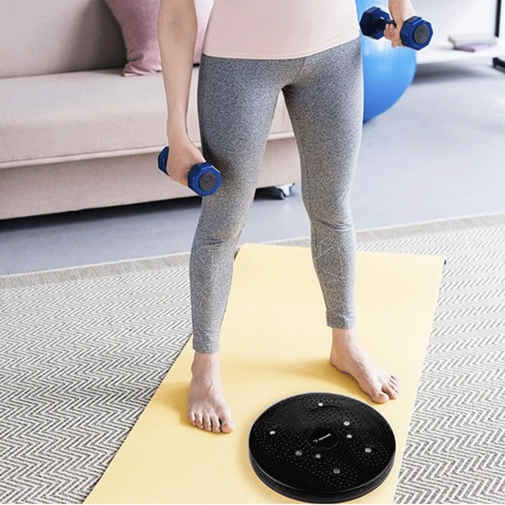 Curve Shaper Waist Trainer Twisting Disc | Handles For Grip, Core ...