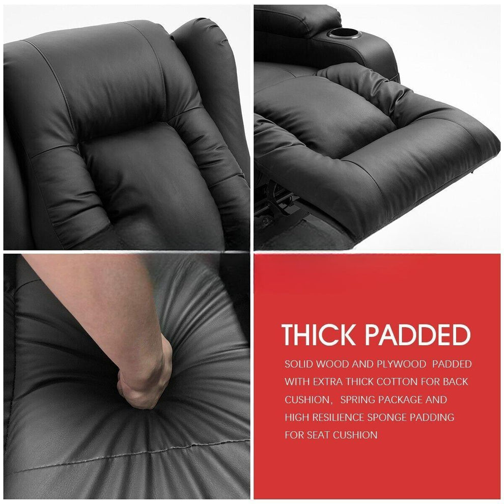 Electric Massager Recliner Chair | Vibrating Recline, Targeted Relief ...