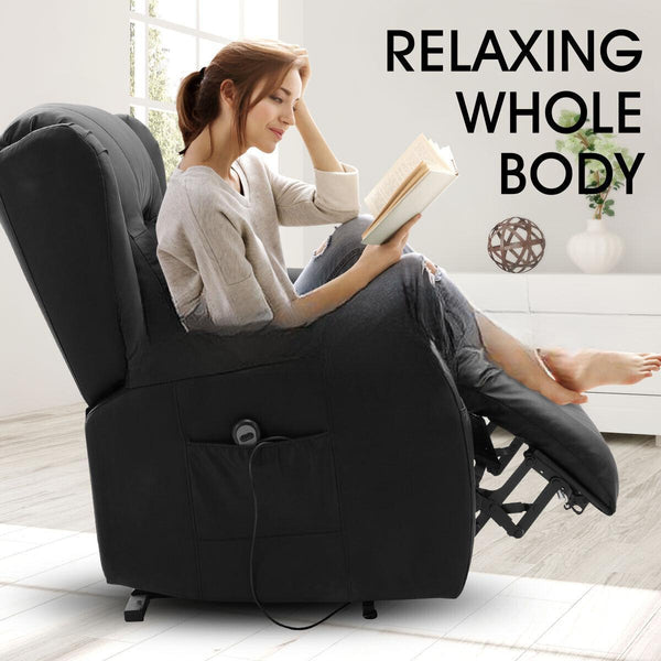 Electric Massager Recliner Chair | Vibrating Recline, Targeted Relief ...